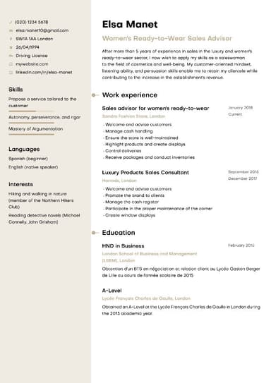 Create your CV online easily with MakeMyCV