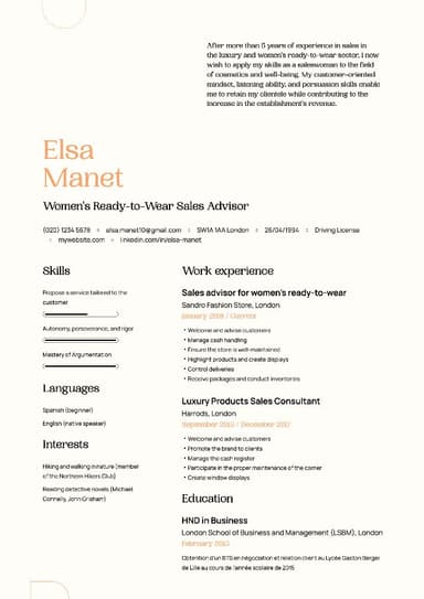 Create your CV online easily with MakeMyCV